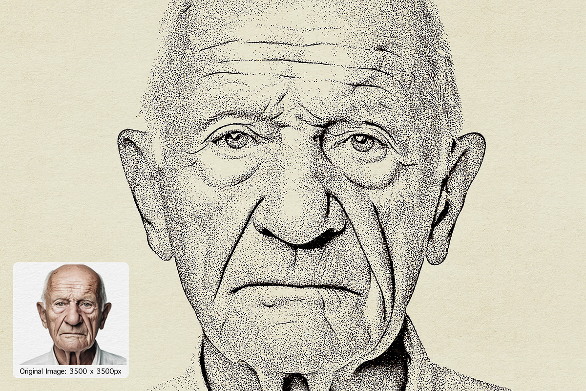 Engraving Studio Hatching Effect, an Action Add-On by DesignRocket