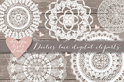 Vector doily lace, an Illustration by designloverstudio