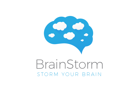 Brain Cloud Logo, a Branding & Logo Template by exe design | Creative ...