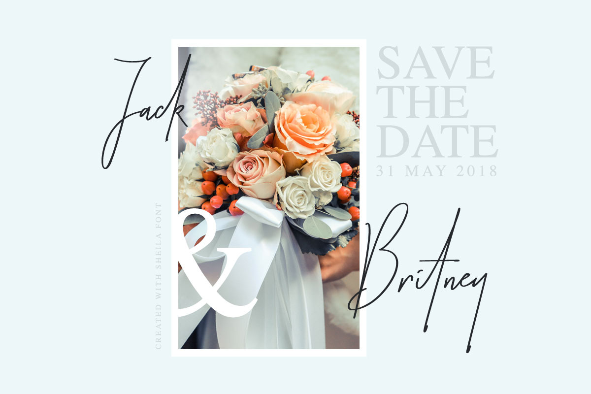 Sheila Font A Script Font By Vuuuds