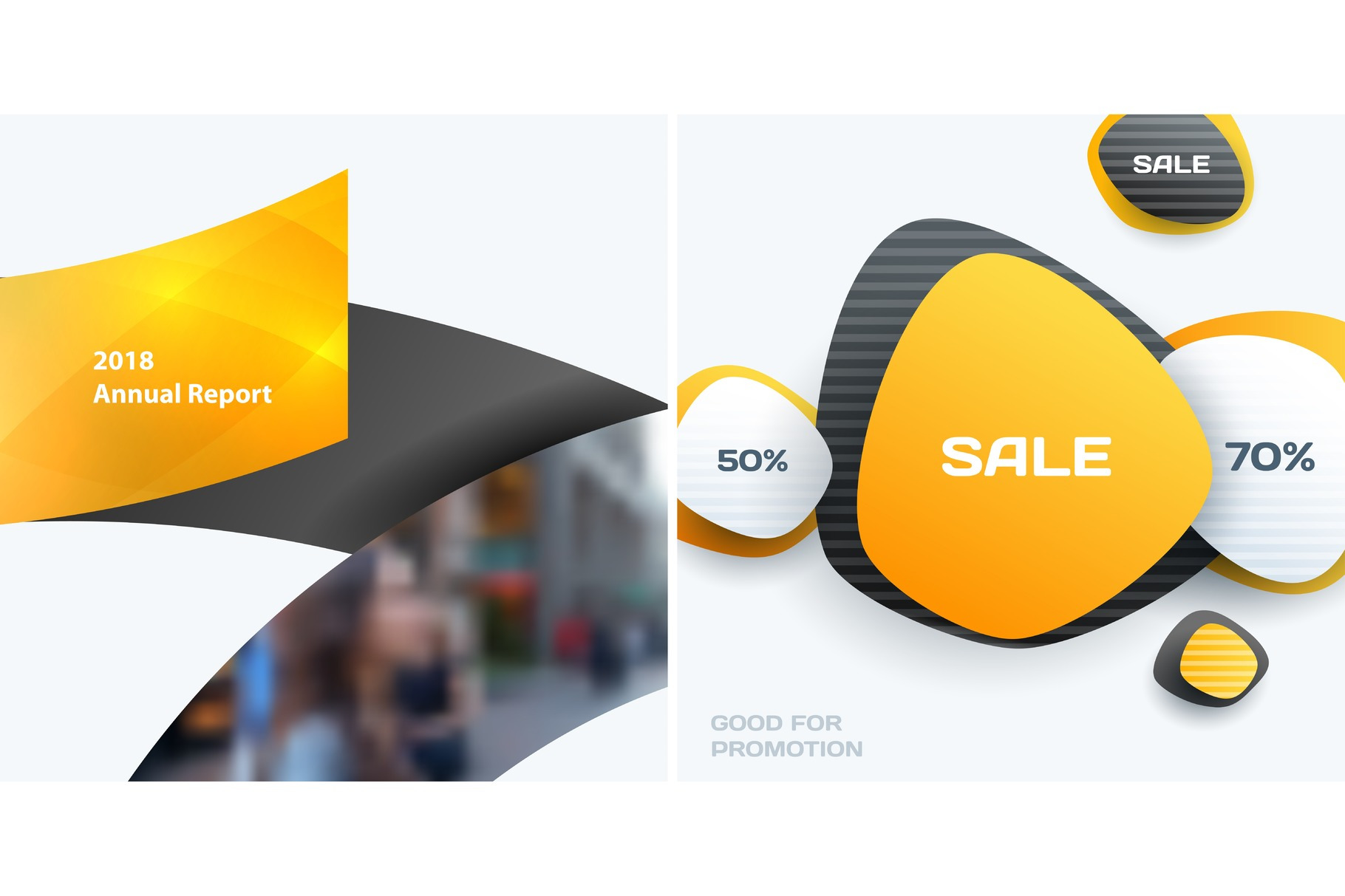 Set of abstract vector design for graphic template., an Object Graphic ...