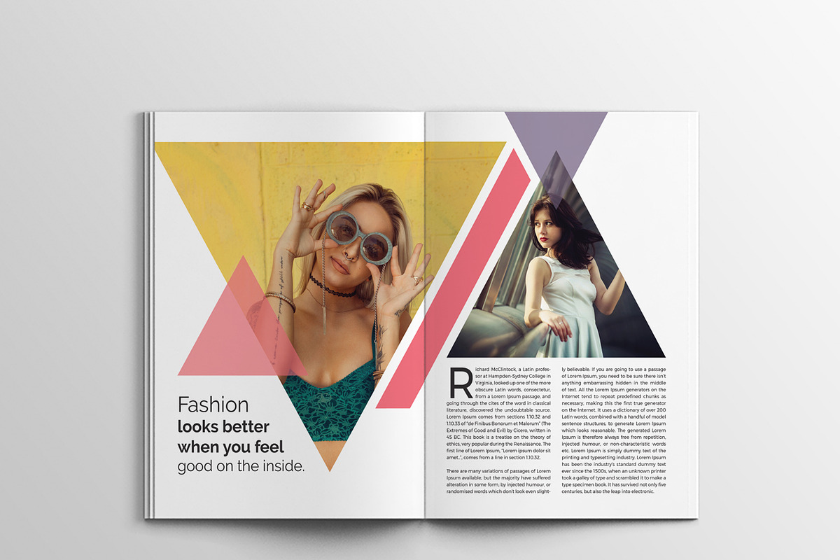 PRETTY Fashion Magazine Template, a Magazine Template by MRI STUDIO