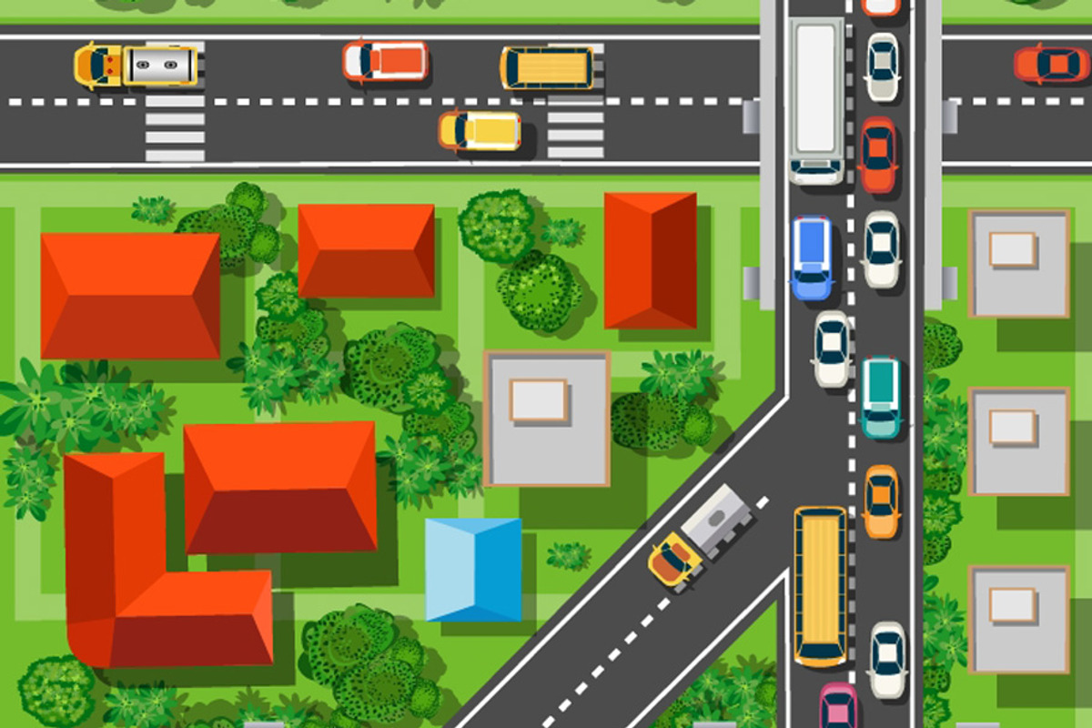 A set of maps top view, a Background Graphic by AlexZeL