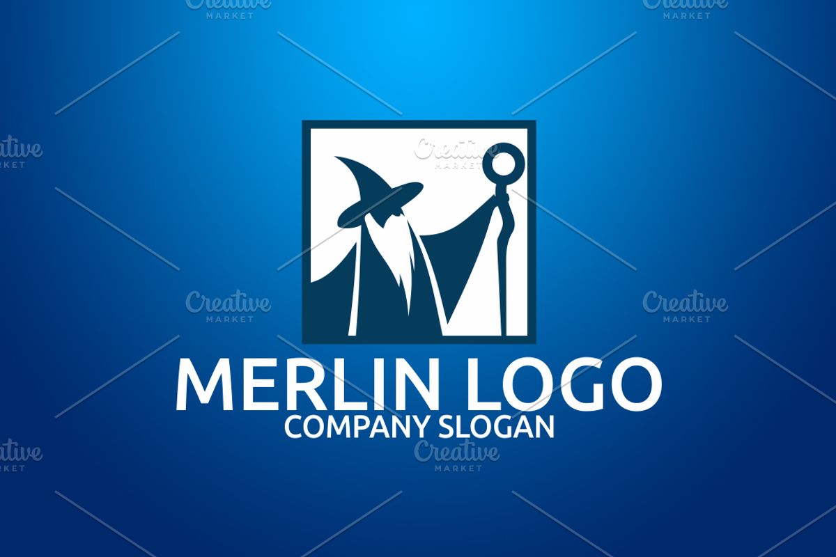 Merlin - Witch Logo, a Branding & Logo Template by Brandlogo