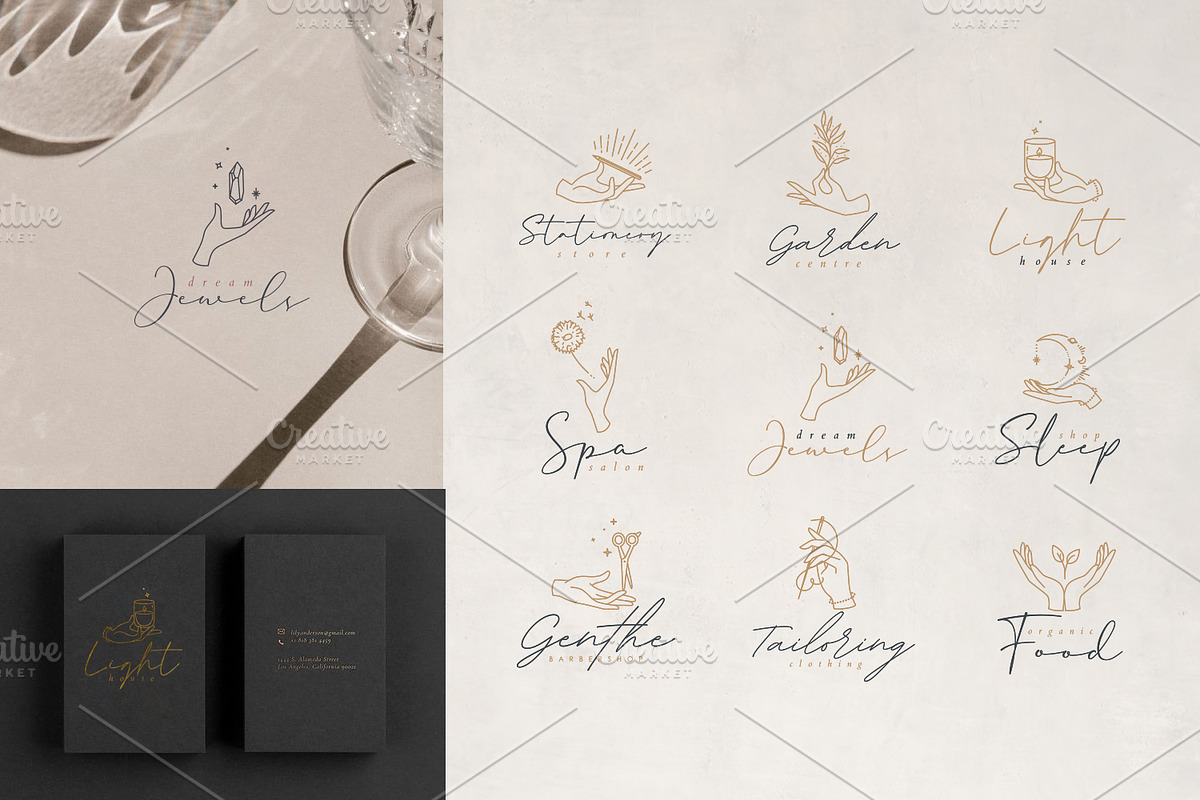 Hand With Symbols, a Food Illustration by Anna | Creative Market