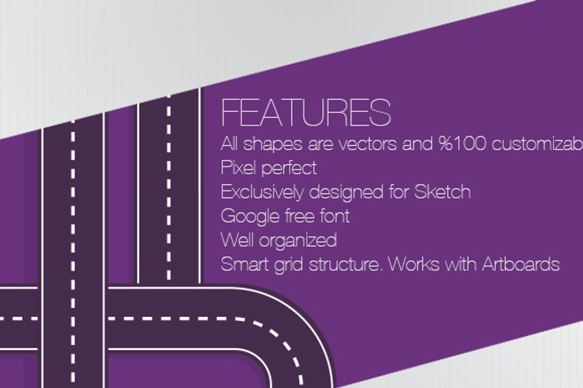 ROAD Mobile App UI Kit, an UI Kit Template by UIUX Halim