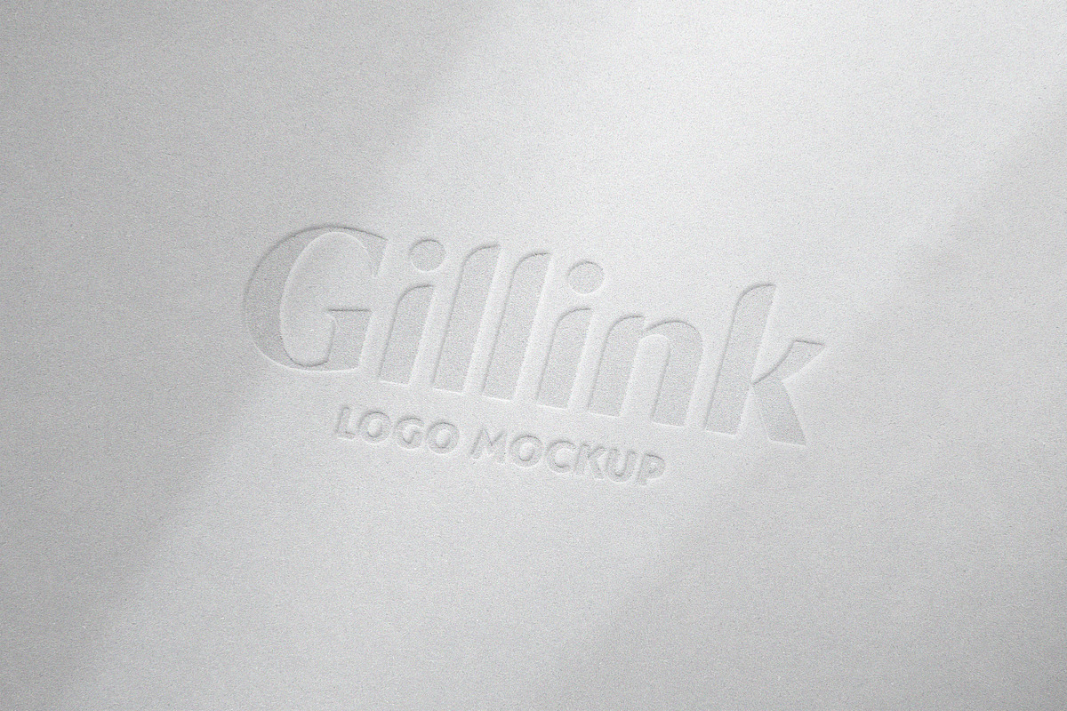 Letterpress Logo Mockup, a Product Mockup by Design Squad