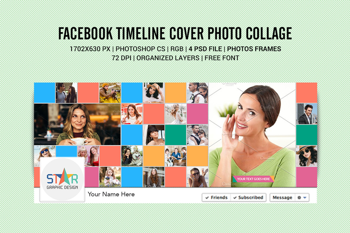 Facebook Timeline Cover Color Photos, a Social Media Template by Star ...