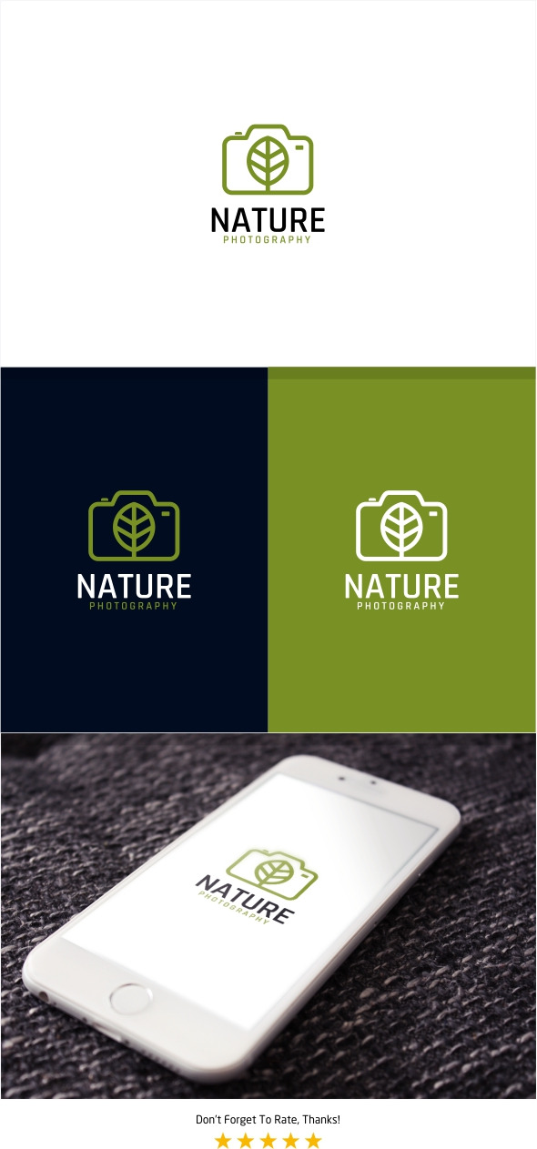 Nature Photography Logo, a Branding & Logo Template by PutraCetol Studio