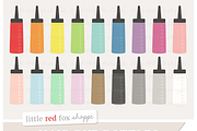 Hair Dye Bottle Clipart, an Illustration by Little Red Fox Shoppe