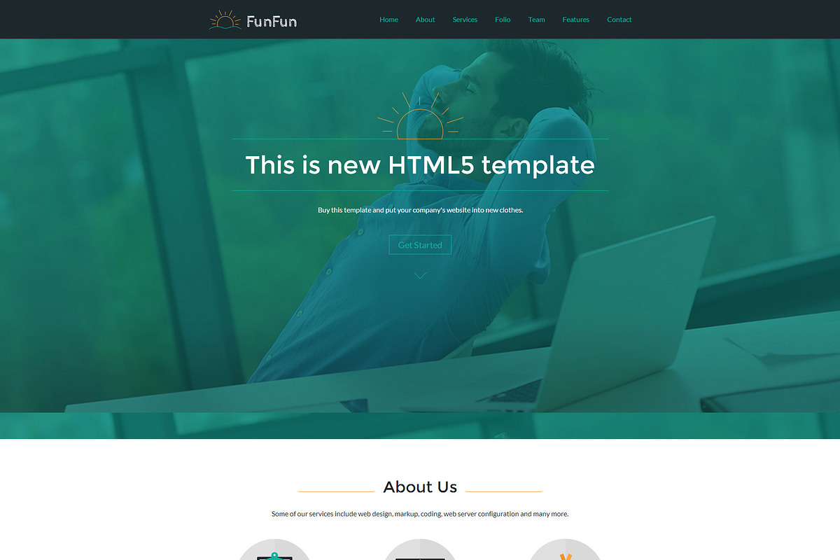 Fun Fun - Responsive HTML5 Template, a Websites & App Template by www ...