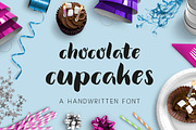 Chocolate Cupcakes- Handwritten Font, a Handwritten Font by Ruth Lange ...