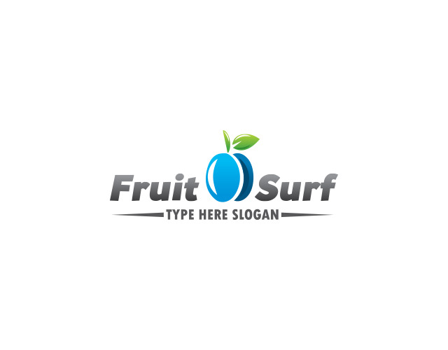 Fruit Surf Logo Template, a Branding & Logo Template by Dueza.Com