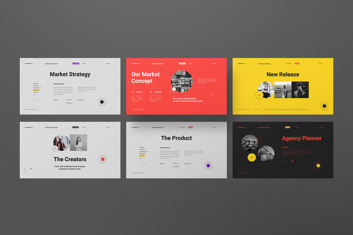 Influencers - Powerpoint, a Presentation Template by Typetemp Studio