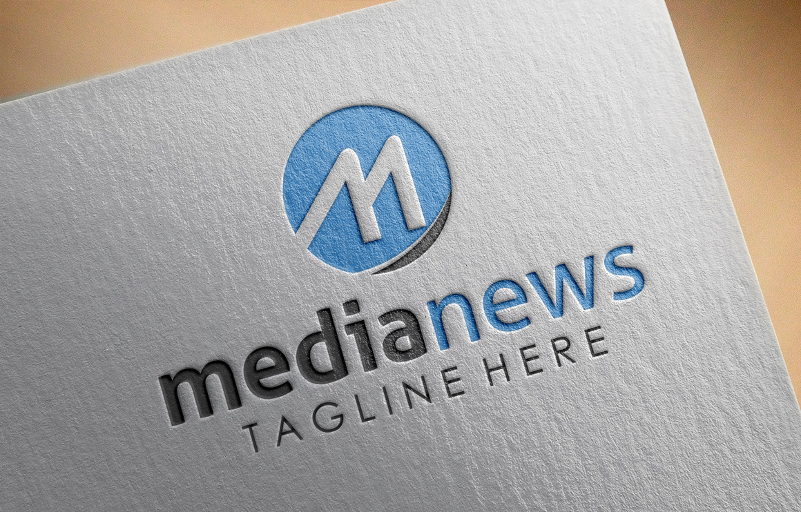 Media News Style Logo, a Branding & Logo Template by BdThemes