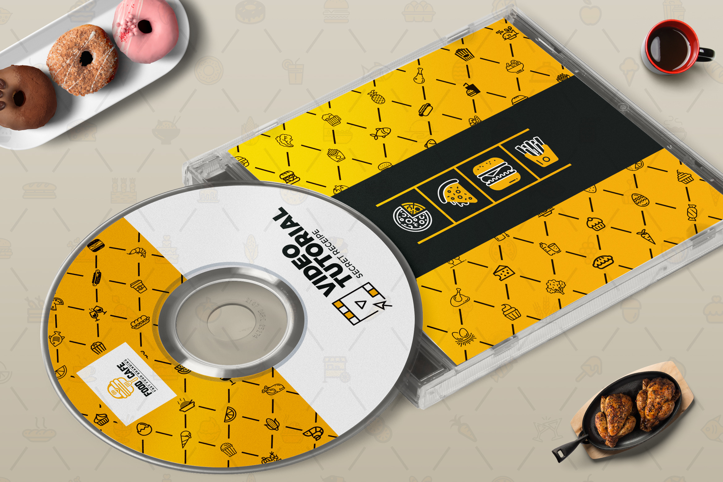 CD / DVD Album Cover Design Template, a Templates & Theme by ContestDesign