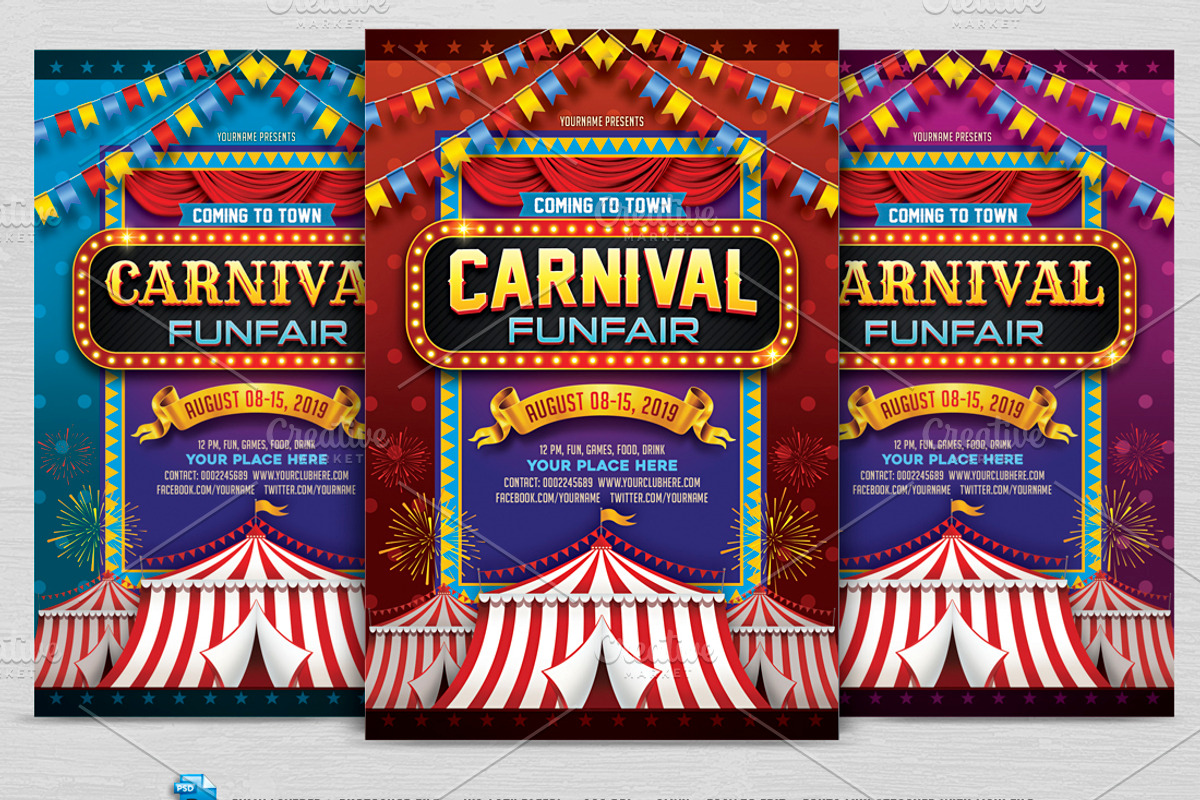 Carnival Flyer, a Flyer Template by DesignWorkz