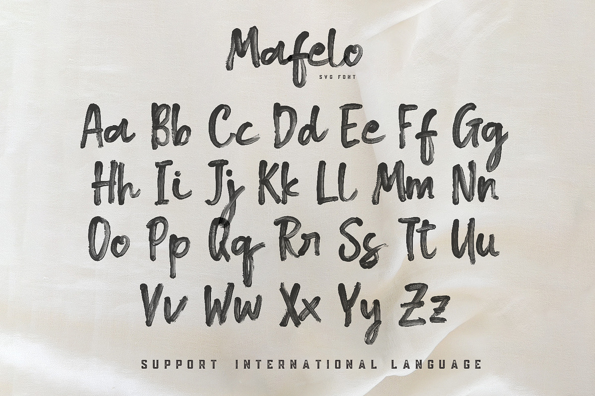 Mafelo SVG Font, a Font by Graphicfresh