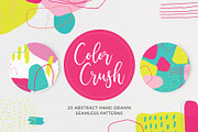 Color Crush Abstract Patterns, a Pattern Graphic by Youandigraphics