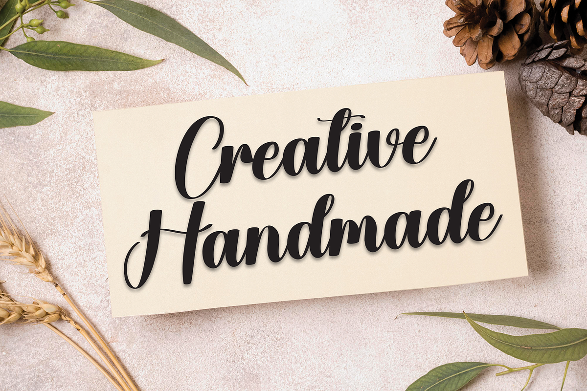 Angela | Script Font, a Handwritten Font by Scratchones