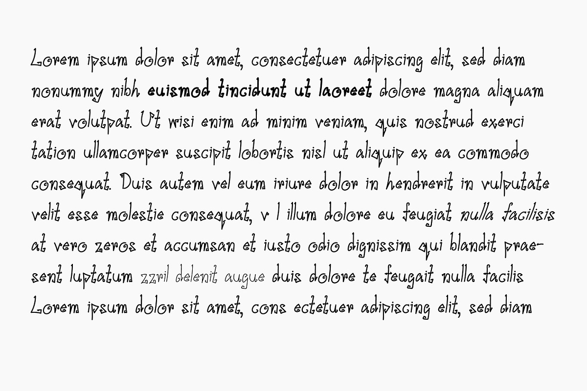 Small Simple, a Script Font by TKDoodle