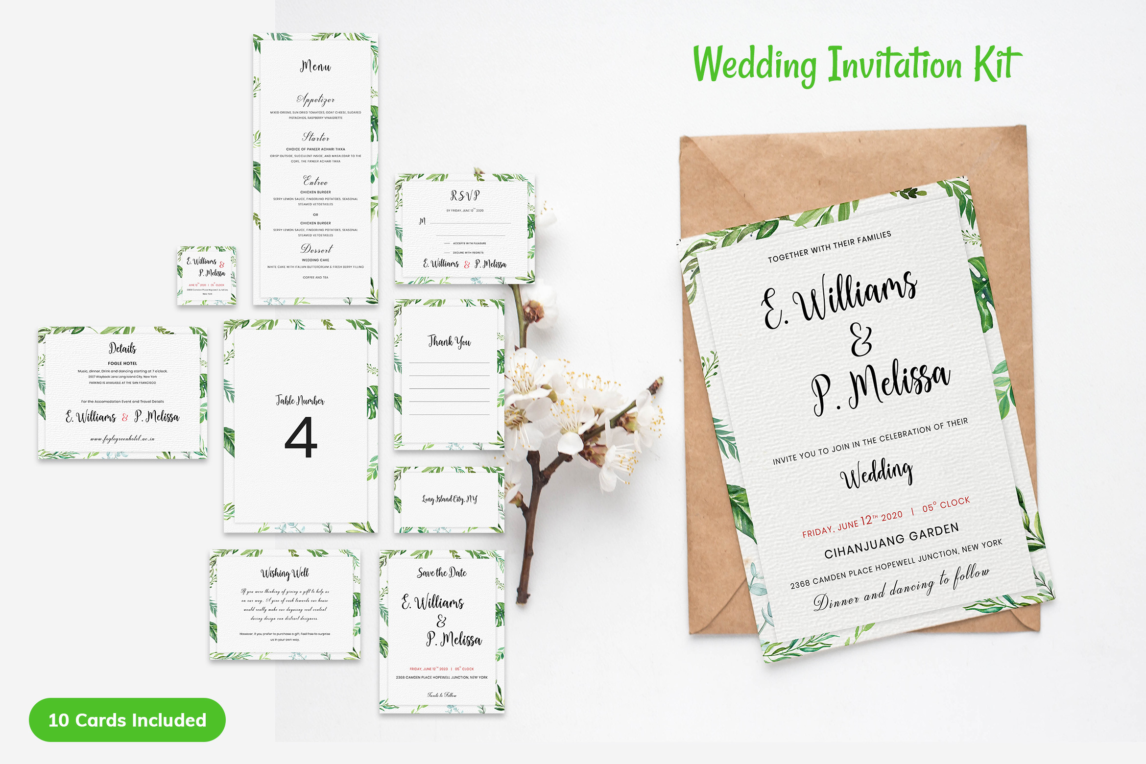 Wedding Invitation Kit, an Invitation Template by 3djagan