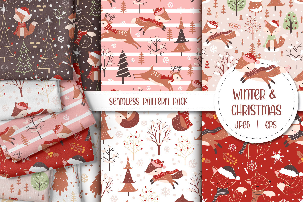 Winter & Christmas Pattern Pack
