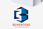 Number 3 Logo Template, a Branding & Logo Template by salmon.black