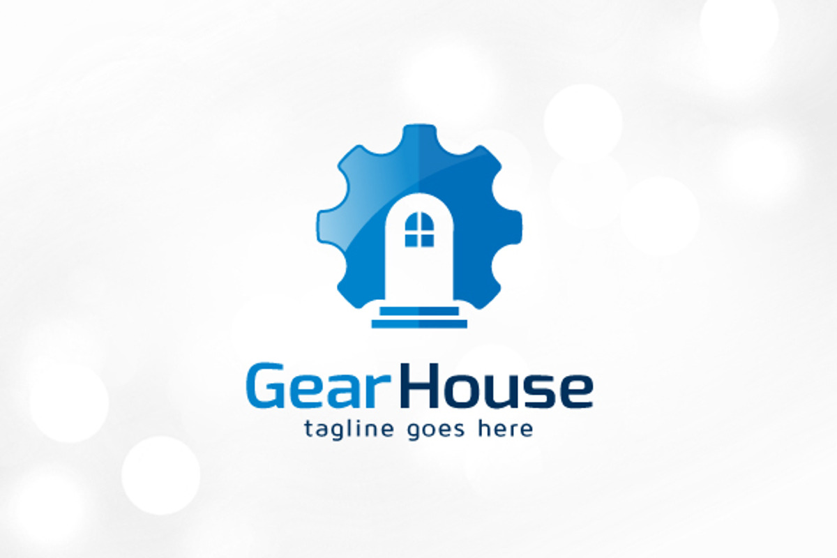 Gear House Logo Template, a Branding & Logo Template by gunaonedesign