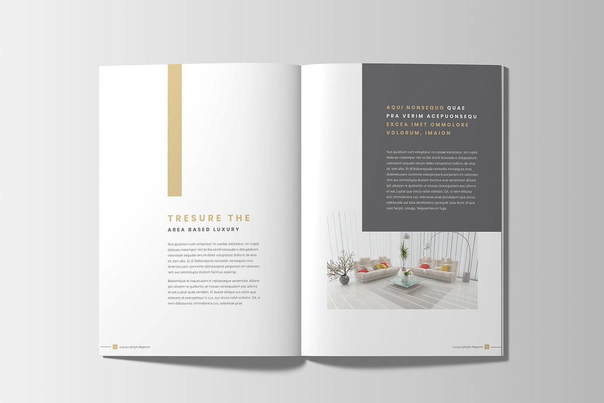 Luxury Lifestyle Magazine/LookBook, a Magazine Template by Layout Design