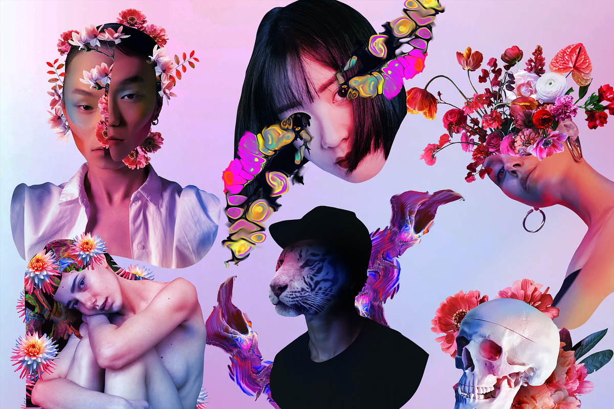 MODERN COLLAGE PORTRAITS, an Object Graphic by Natali Batu