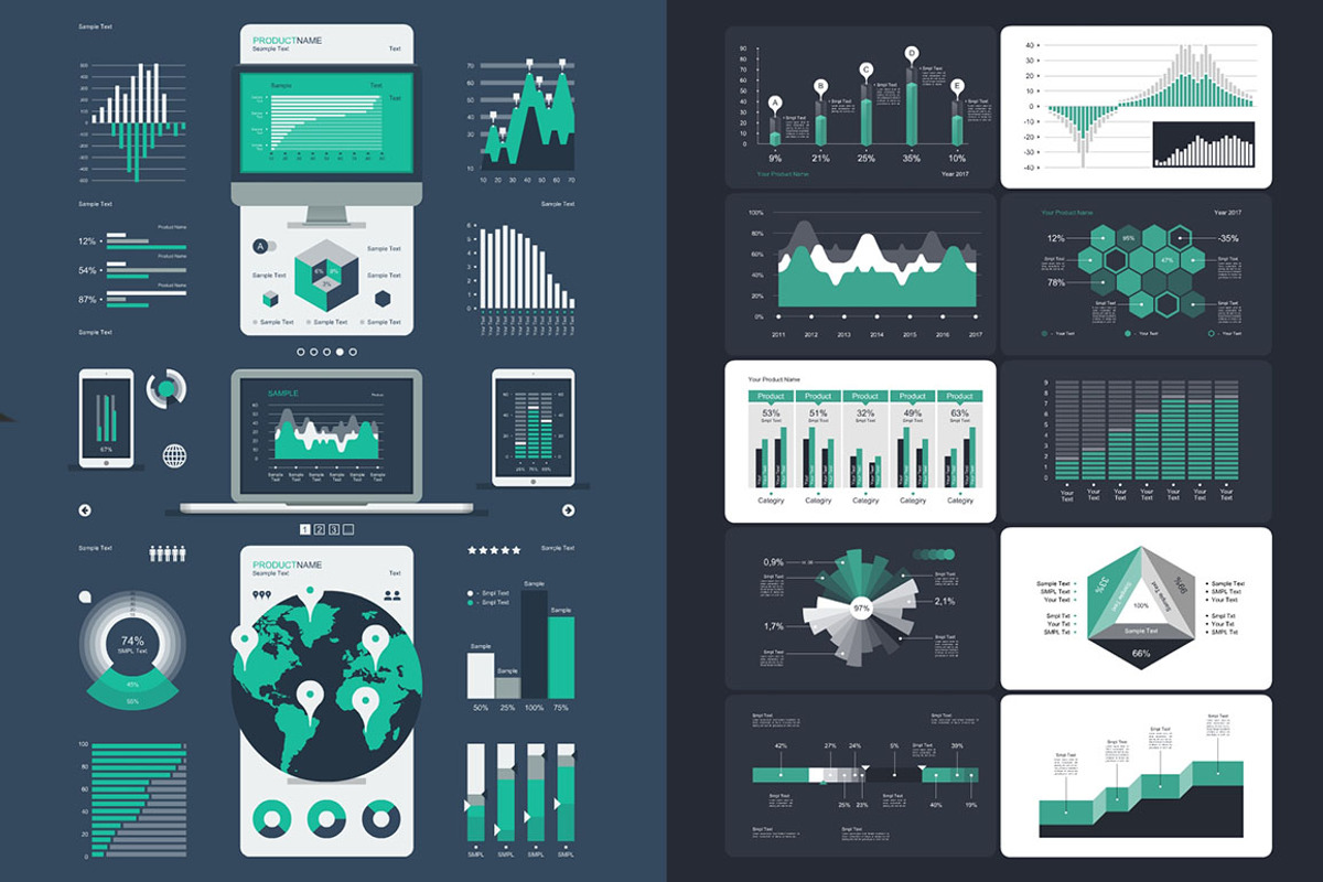 InfoGraphic Pack, a Templates & Theme by Robert.F