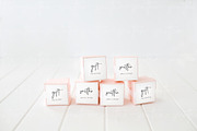 Wedding Favor Box Label Mockup, a Product Mockup by Smitten Photo & Design