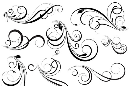 Swirls, an Illustration by TrueMitra Designs