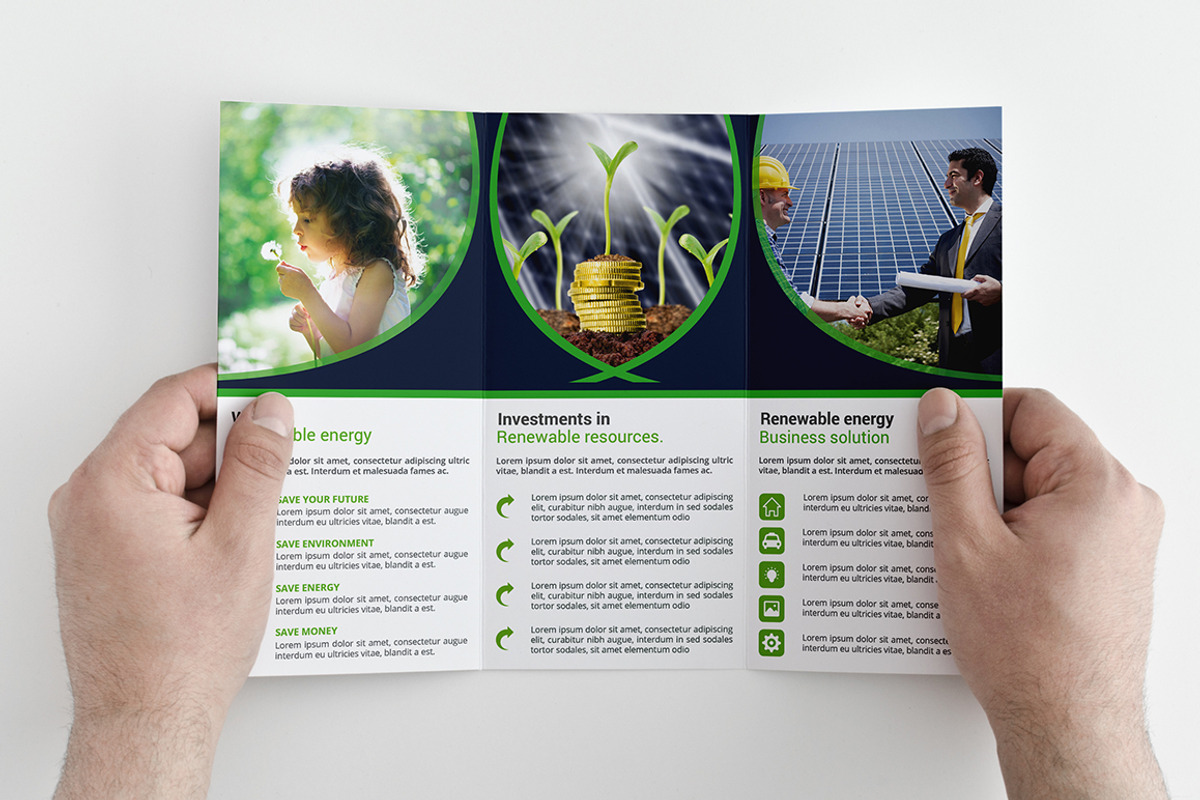 Renewable Energy Brochure, a Brochure Template by design_pick