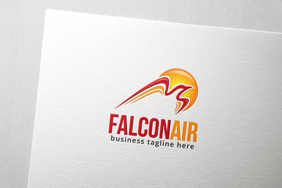 Falcon Air Logo, a Branding & Logo Template by Slim Studio