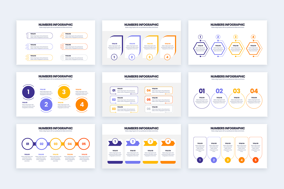 Numbers Google Slides Infographics, a Presentation Template by Slidesmash