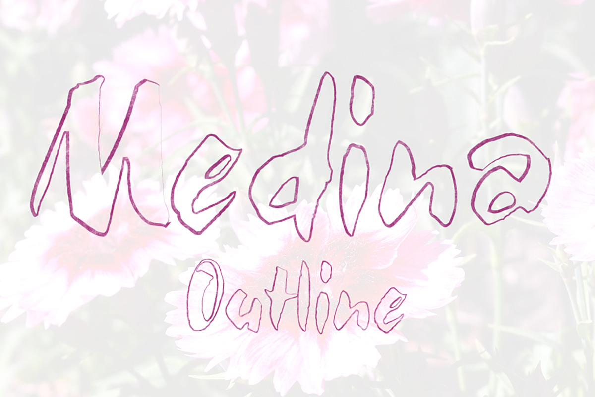 Medina Brush Font, a Script Font by Elegrad Design Agency