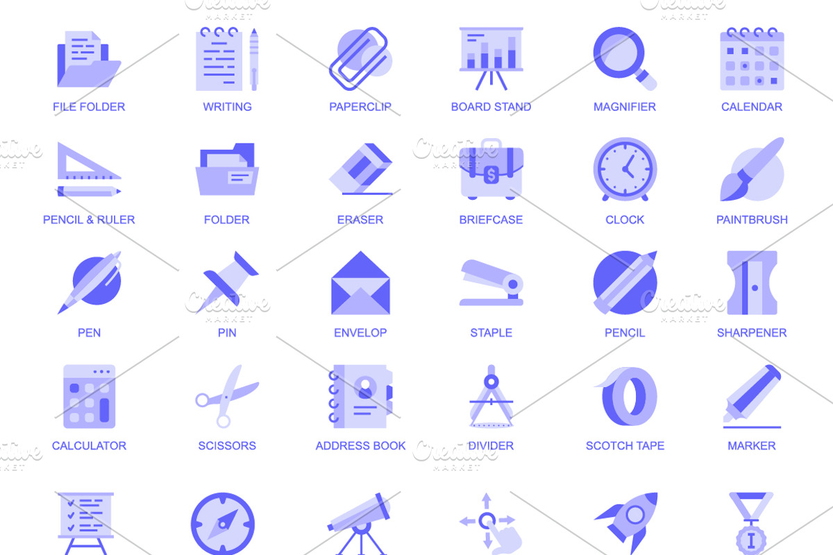 Duotone Essential Icons, a Duotone Icon by alexdndz