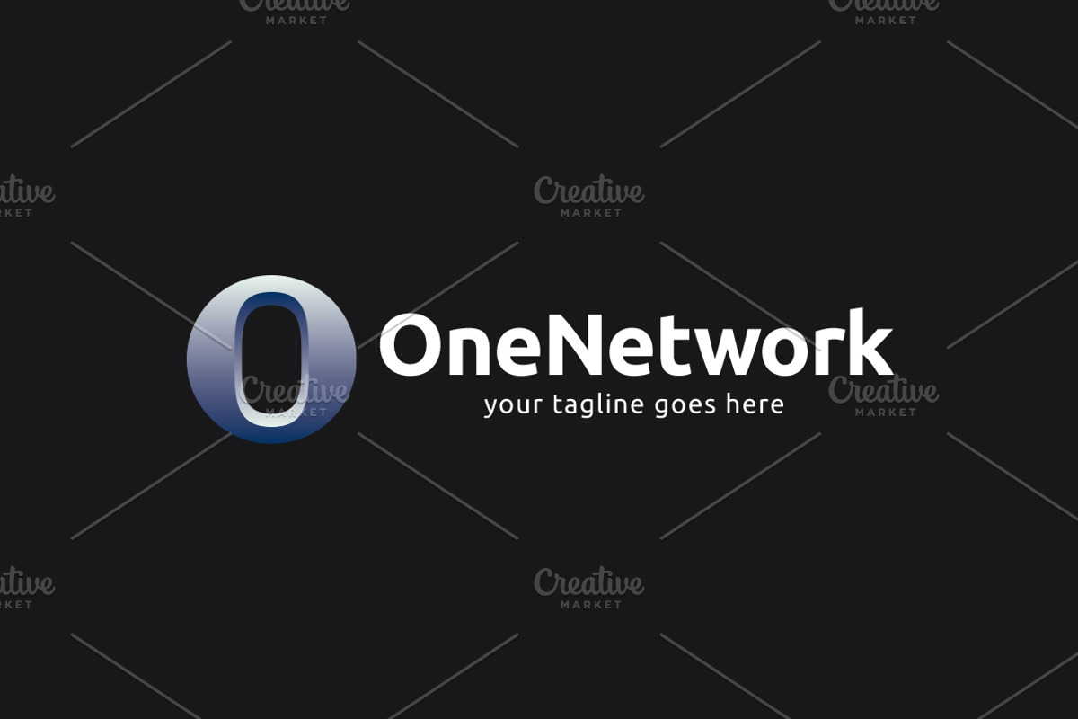 One Network Logo Template, a Branding & Logo Template by PixaSquare ...