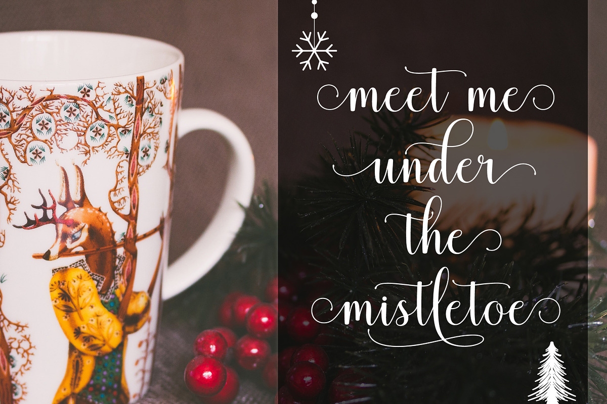 Mistletoe - Font Duo | 30% Off, a Script Font by Barland Design