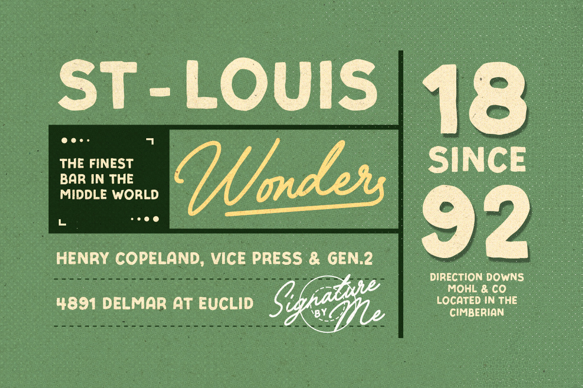 Vintage Postman - Handmade Font Duo, a Script Font by Sarid Ezra