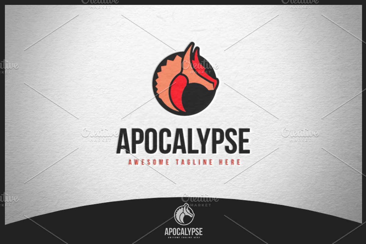 Apocalypse Logo, a Branding & Logo Template by Scredeck