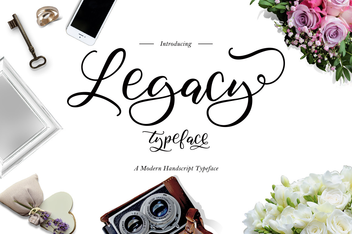 Legacy Typeface, a Script Font by Thirtypath Studio