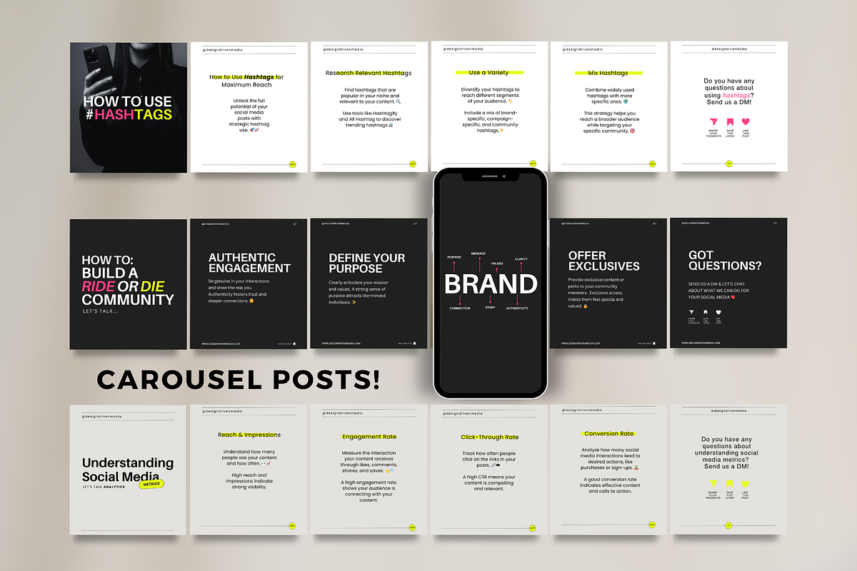 Social Media Templates Canva Instagram