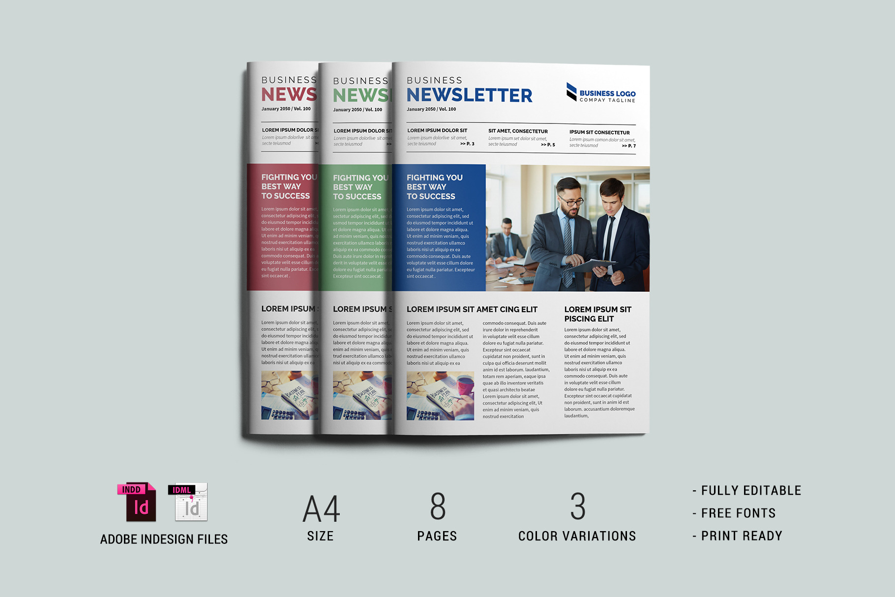 Business Newsletter, a Brochure Template by xtratimebd