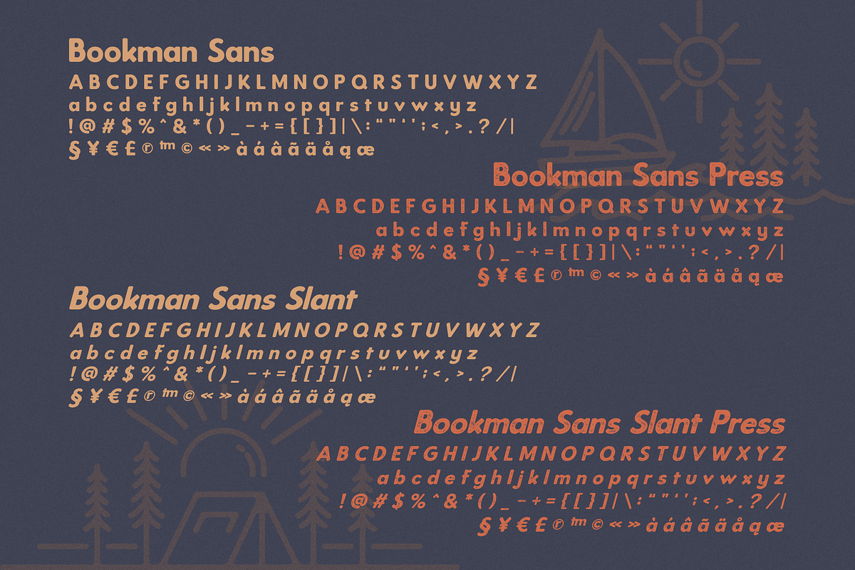 Bookman Font Collection, a Serif Font by RedyStudio