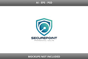 Secure Point Logo, a Branding & Logo Template by Design_Planet