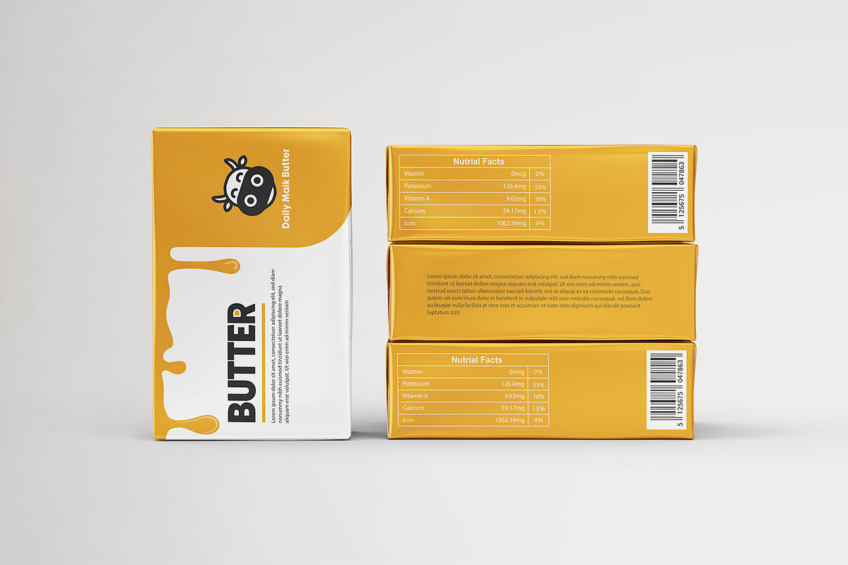 Country Foil Butter Mockup