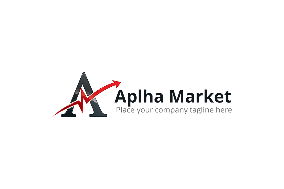 Alpha Market Logo Design Template, a Branding & Logo Template by ...
